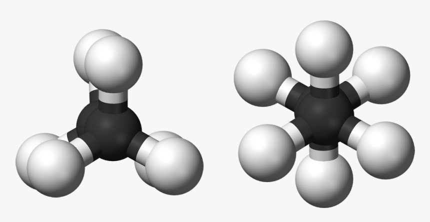 Ethane Rotamers 3d Balls - Ethane Ball And Stick Model, HD Png Download ...