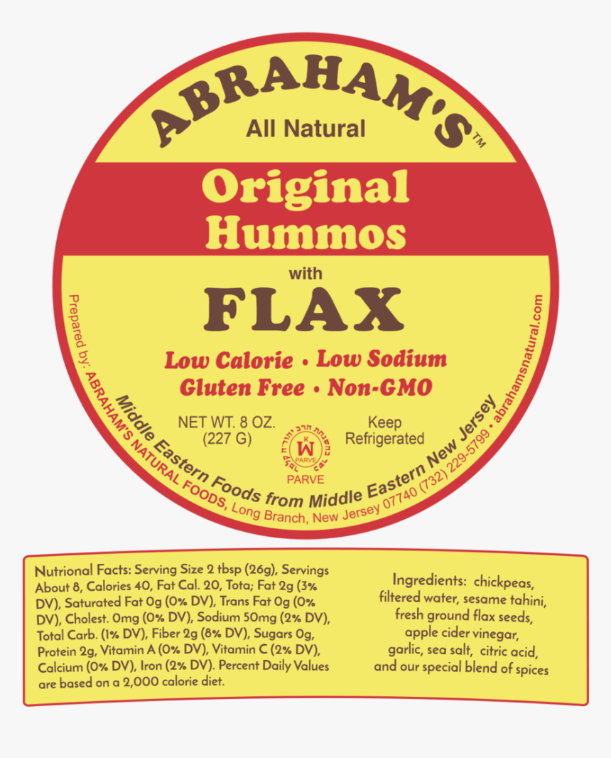 Original Flax With Side Label, HD Png Download , Transparent Png Image ...