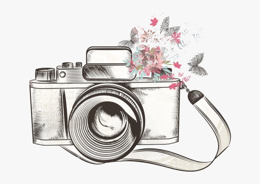 Freetoedit Ftestickers Camera Sketch Freetoedit - Camera Watercolor Png ...
