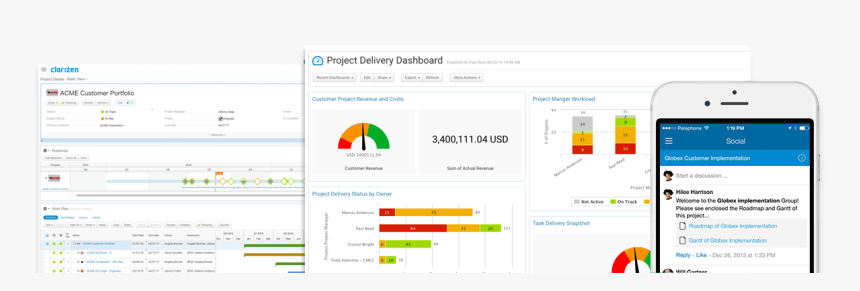 Transparent Planner Icon Png - Clarizen Project Status Report, Png ...