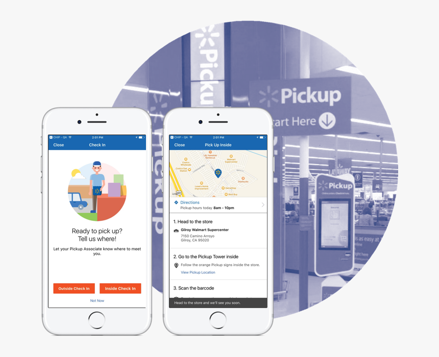 Walmart Pickup - Store Click And Collect, HD Png Download , Transparent ...