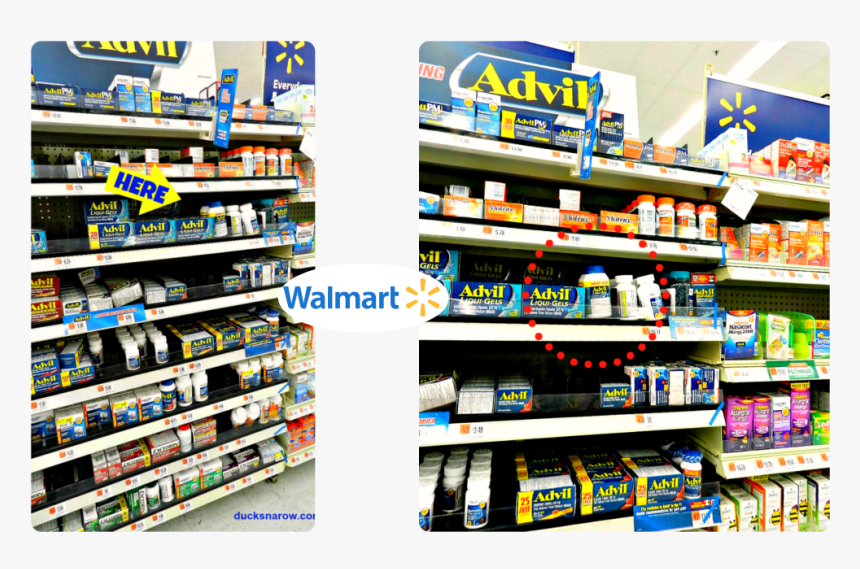 Transparent Advil Png - Walmart, Png Download , Transparent Png Image ...