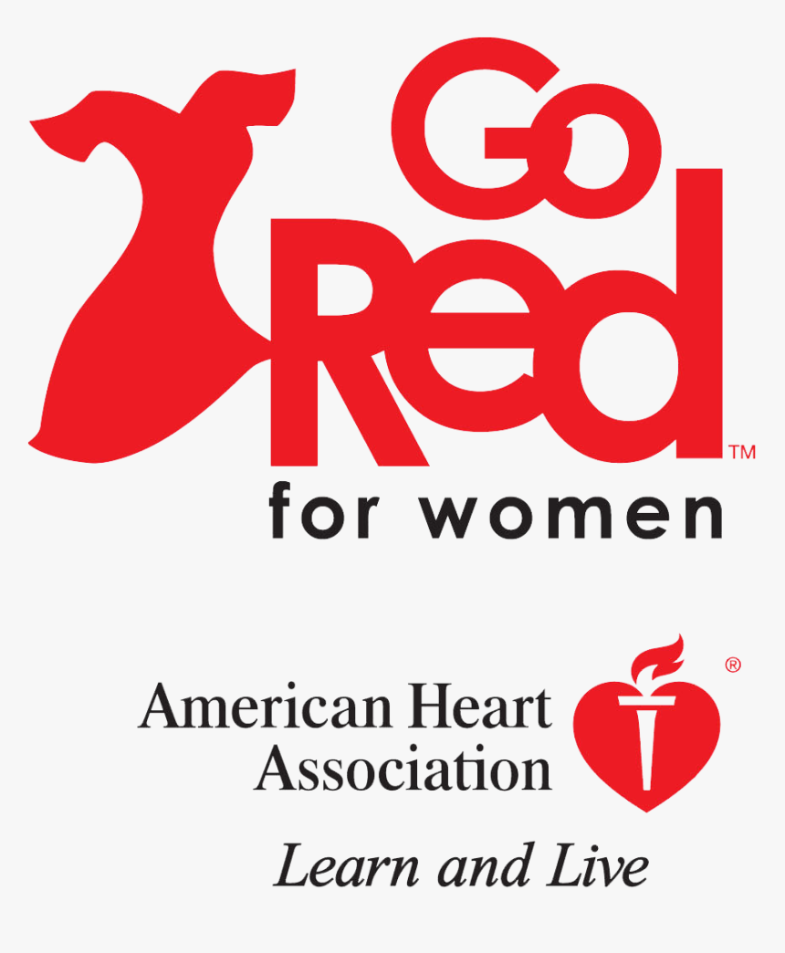 American Heart Association Partnership - Go Red For Women, HD Png ...