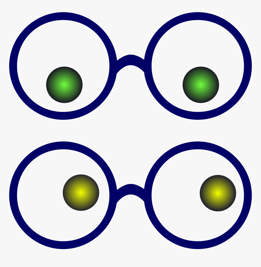 Transparent Green Eye Png - Eyes With Glasses Clipart, Png Download ...