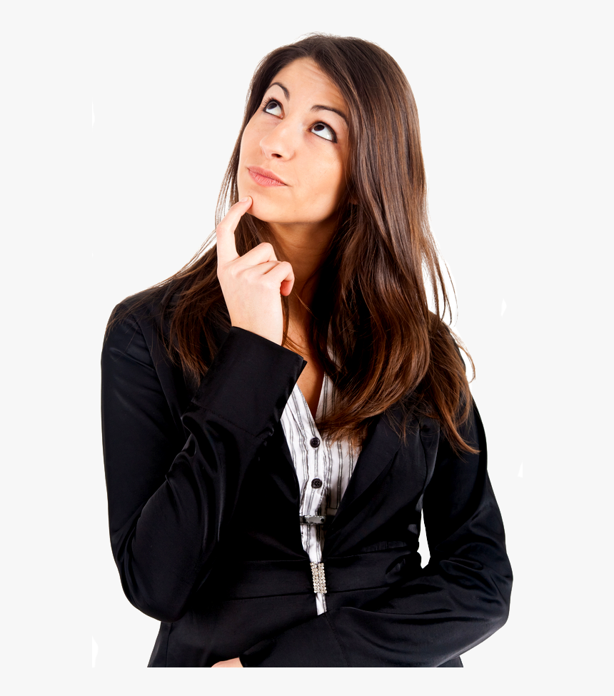 Thinking Woman Png Pic - Woman Thinking Png Transparent, Png Download ...
