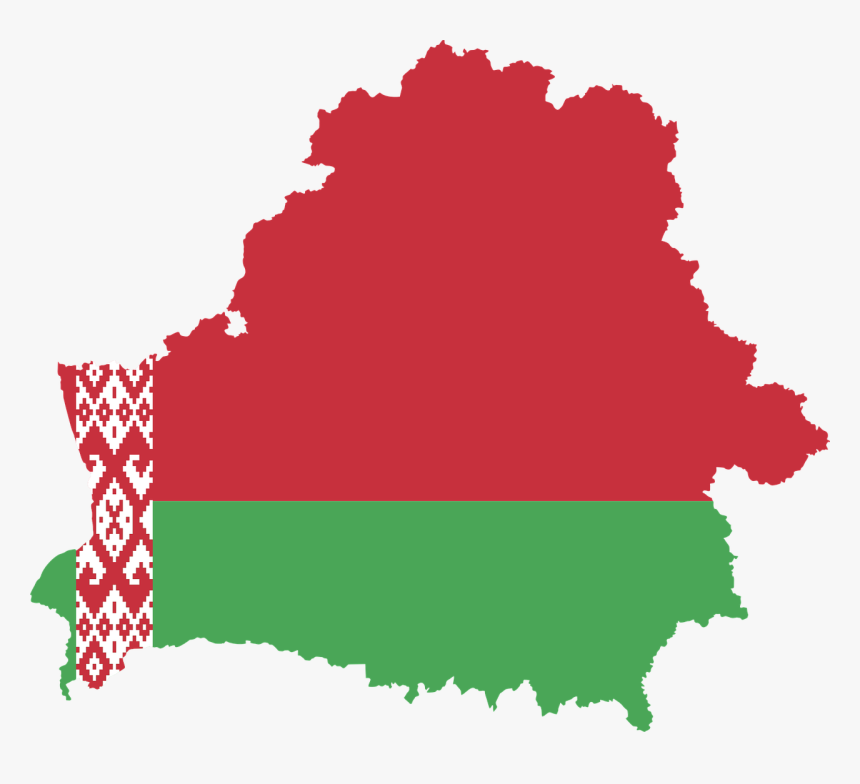 Belarus Flag And Map, HD Png Download , Transparent Png Image - PNGitem