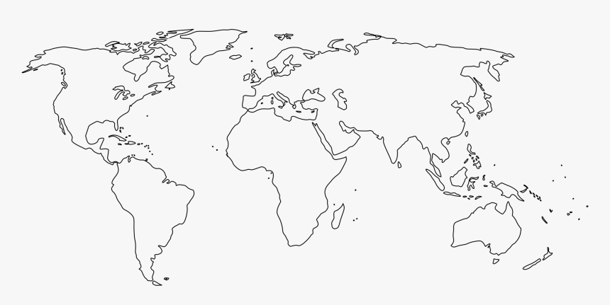 World Map For Practice, HD Png Download , Transparent Png Image - PNGitem