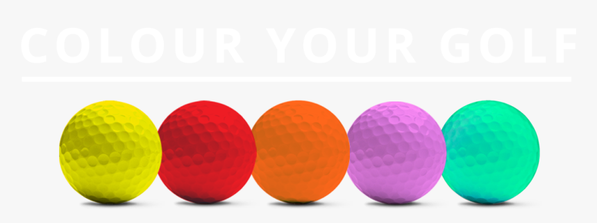 Coloured Golf Balls By Redline - Sphere, HD Png Download , Transparent ...