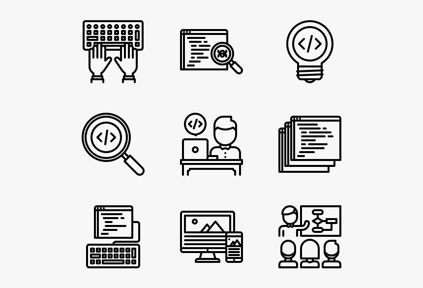 Developer - Mobile App Vector Icon, HD Png Download , Transparent Png ...