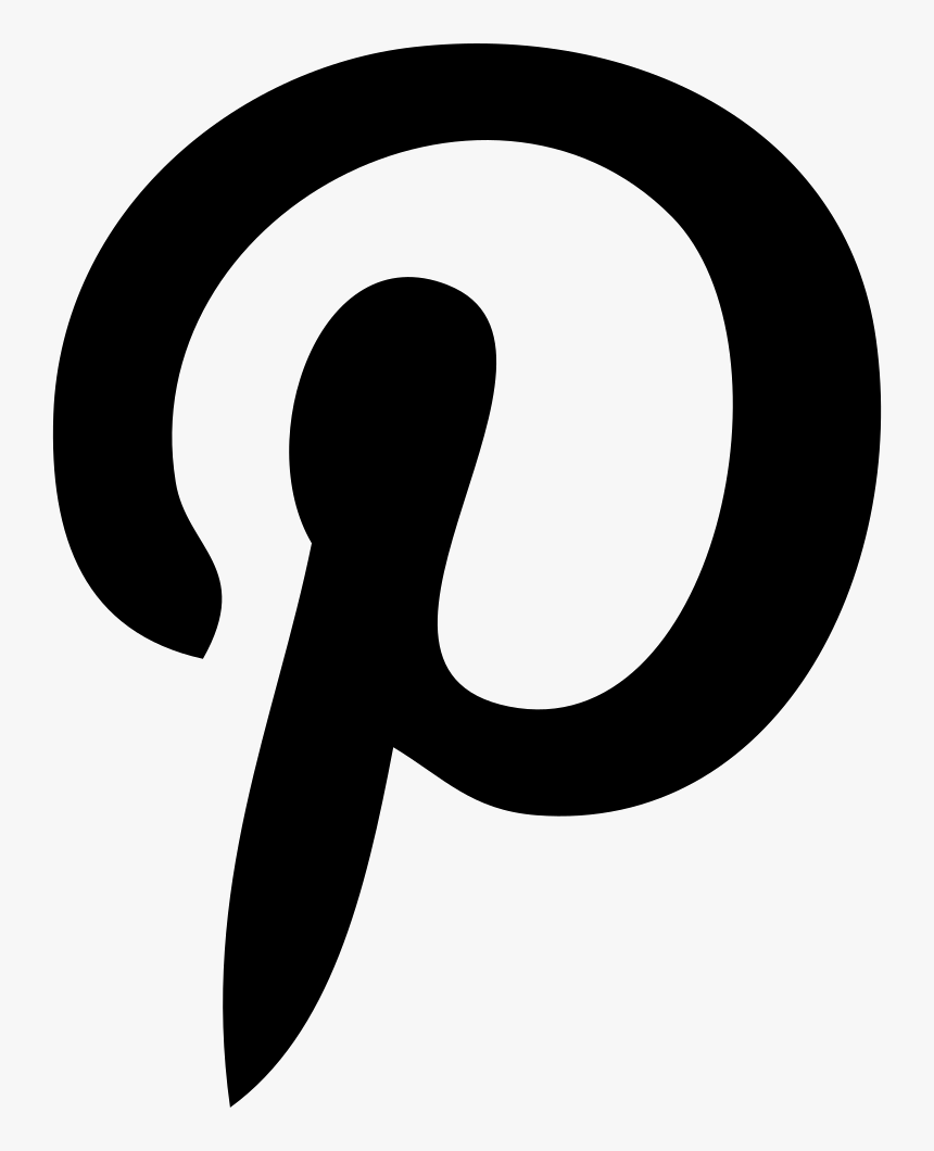 Pinterest Logo Black Background