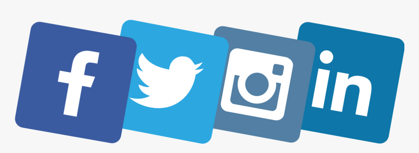 Social Media Marketing Business Advertising - Blue Social Media Icons ...