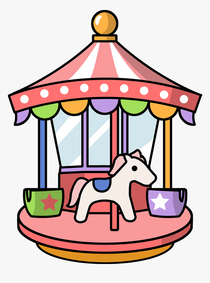 Theme Park Png Picture - Fun Fair Rides Cartoon, Transparent Png ...