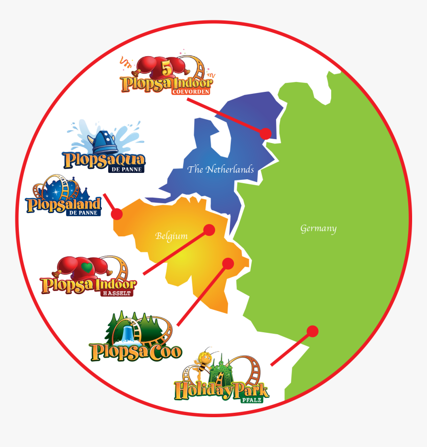 Theme-map - Studio 100 Theme Park, HD Png Download , Transparent Png ...