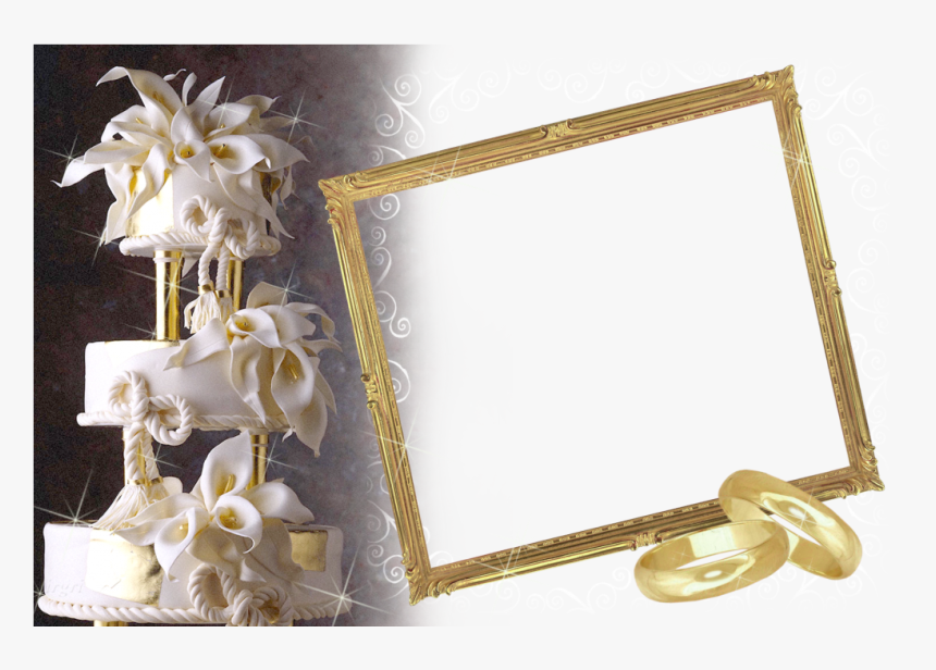Wedding Transparent Photo Frame With White Wedding - Wedding ...