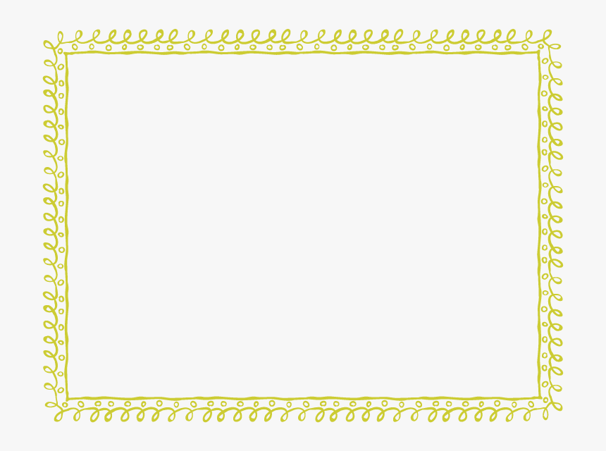 Green Doodle Border, HD Png Download , Transparent Png Image - PNGitem