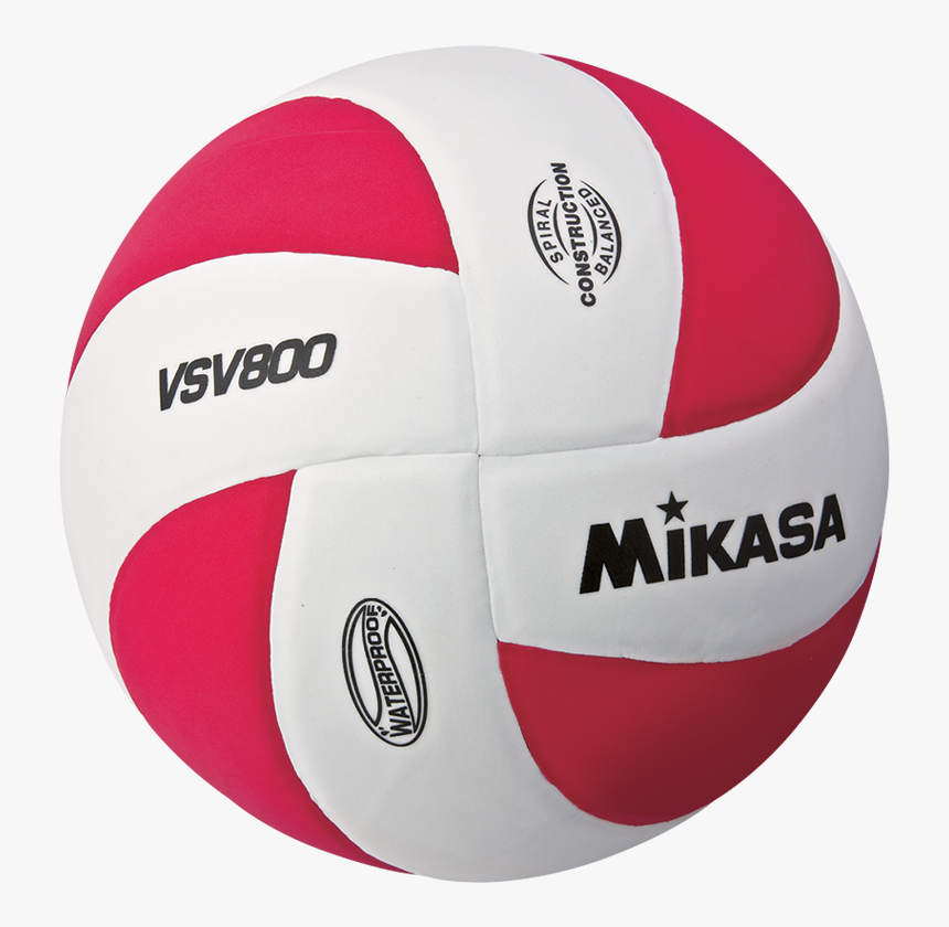 Volleyball Ball Red And White, HD Png Download , Transparent Png Image ...
