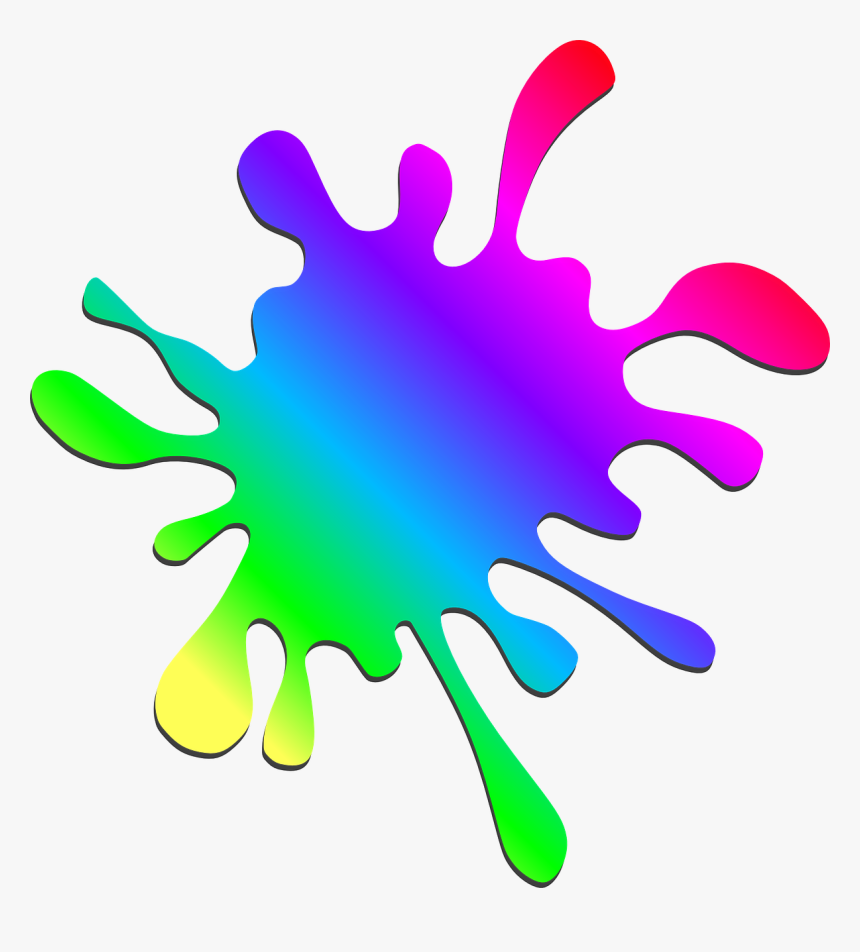 Purple Paint Splatter Clip Art