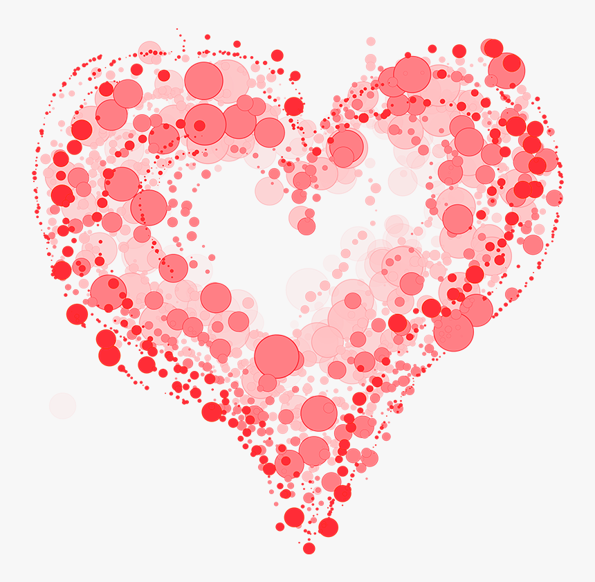 Bubbles Heart Png Transparent, Png Download , Transparent Png Image ...