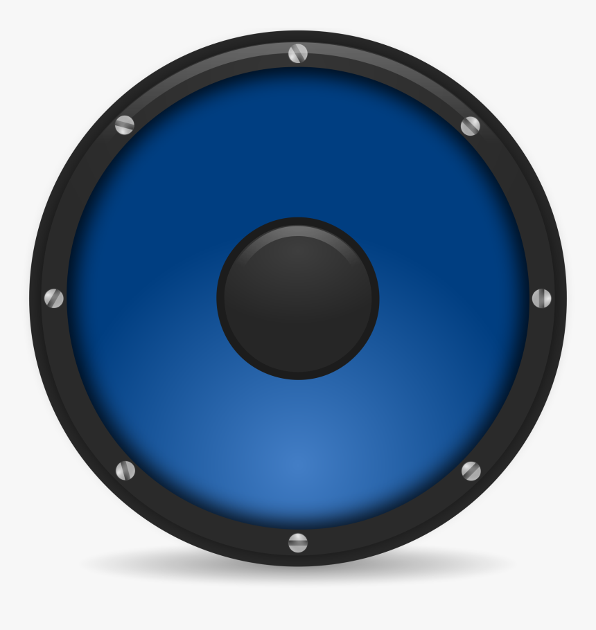 Multimedia Speaker, Volume Icon - Blue Speaker Transparent Png, Png ...