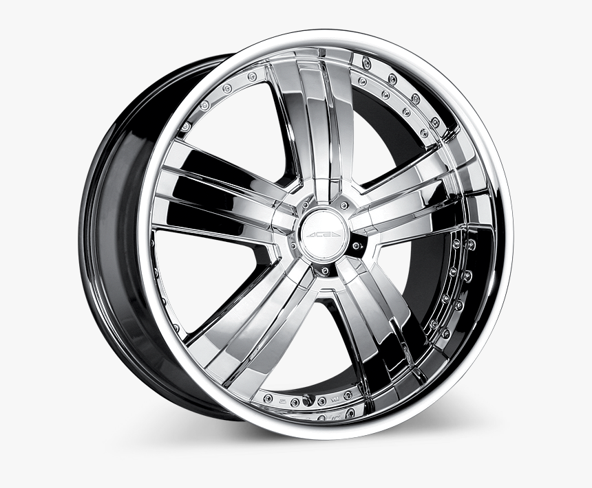 Deluxe C899 Chrome Wheels & Rims - Chrome Car Rims Png, Transparent Png ...