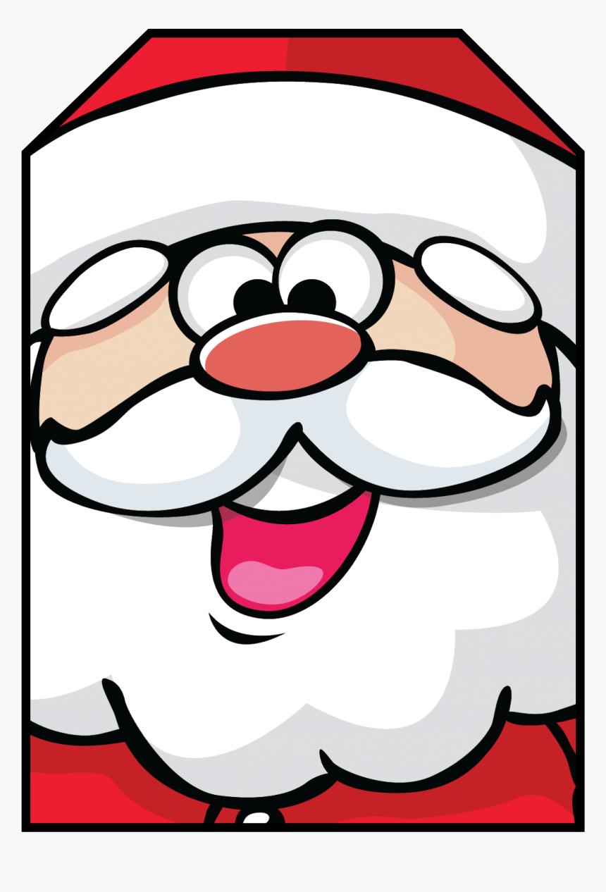 Santa Gift Tag - Printable Gift Card Christmas, HD Png Download ...