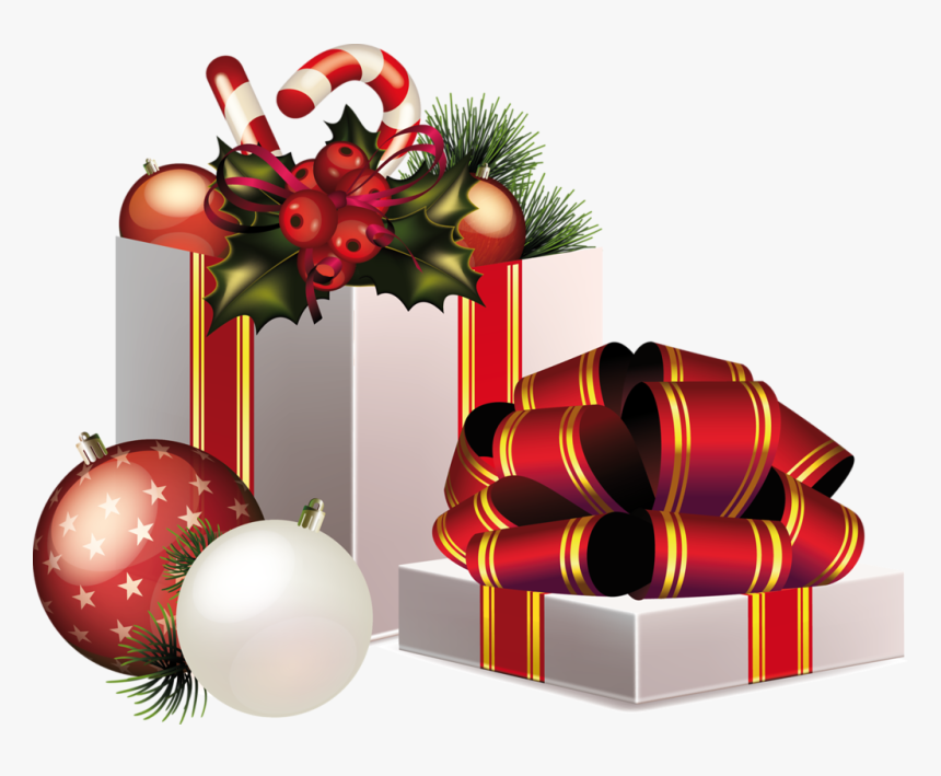 Transparent Christmas Gift Clip Art - Christmas Gift Png Transparent ...