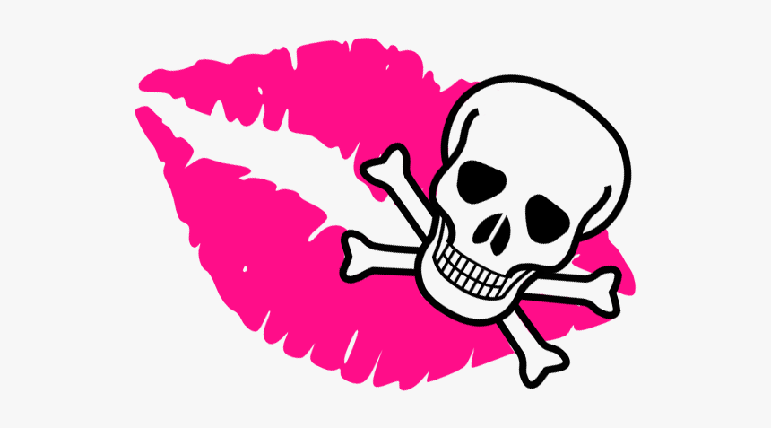 Girl Skull And Crossbones Vector