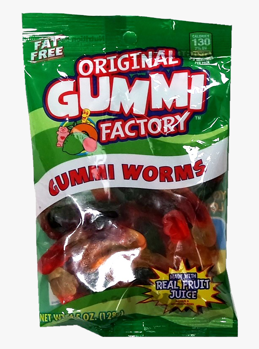Original Gummi Factory Worms, HD Png Download , Transparent Png Image ...