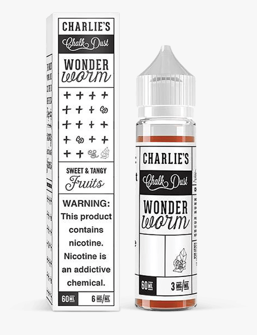 Charlies Chalk Dust Wonder Worm 60ml, HD Png Download , Transparent Png ...