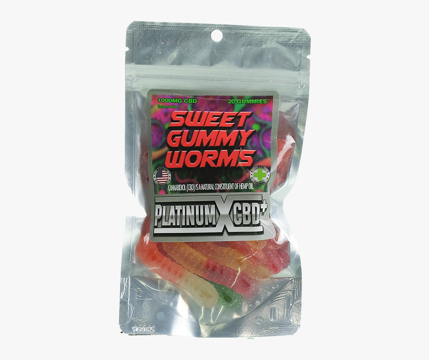 1000mg Cbd Sweet Gummy Worms, HD Png Download , Transparent Png Image ...
