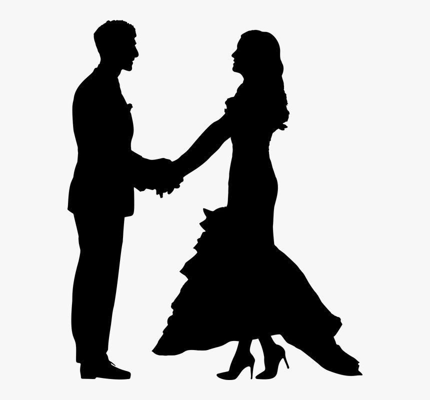 Couple Silhouette Holding Hands Png