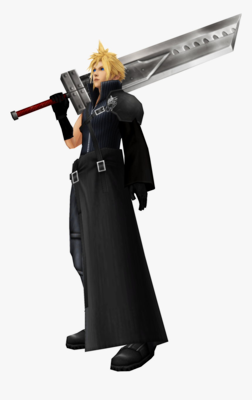 Cloud Strife Png Free Download - Cloud Strife Mmd Model, Transparent ...