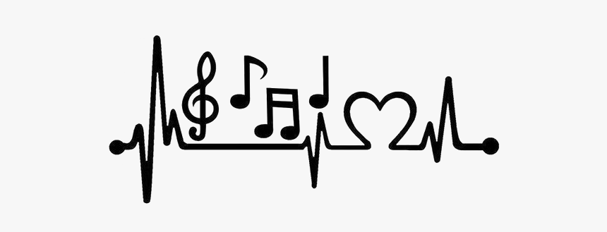 Music Note Heartbeat, HD Png Download , Transparent Png Image - PNGitem