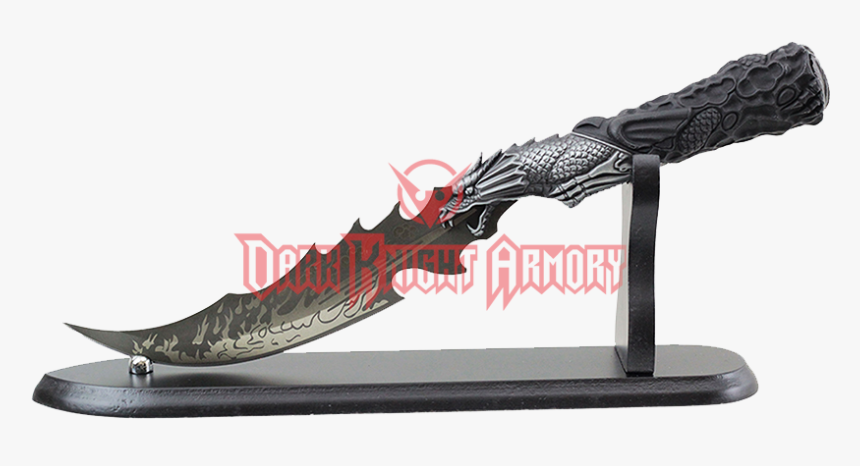 Fire Breathing Medieval Dragon Dagger - Handgun, HD Png Download ...
