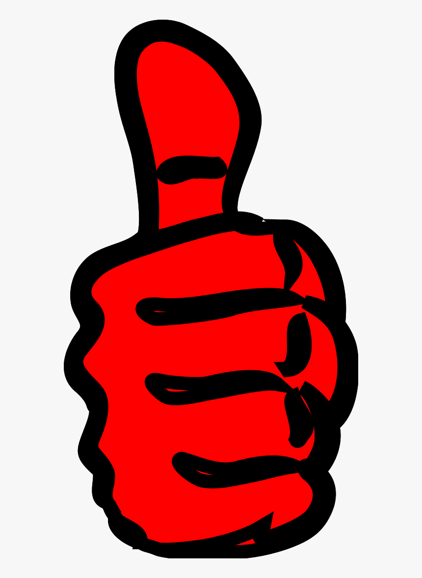 Red Thumbs Down Clip Art