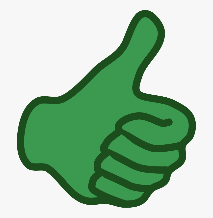 Thumbs Up Png - Green Thumbs Up Clip Art, Transparent Png , Transparent ...