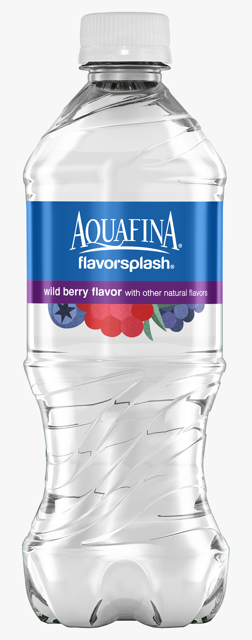 Aquafina Flavorsplash Wild Berry - Aquafina Water 20 Oz, HD Png Download , Transparent Png Image ...