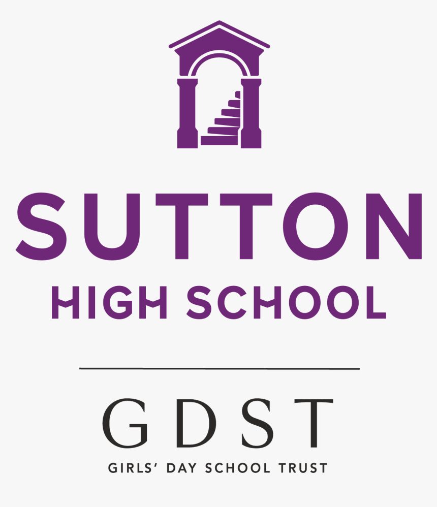 Full Colour Lock Up Logo - Sutton High School Logo, HD Png Download ...