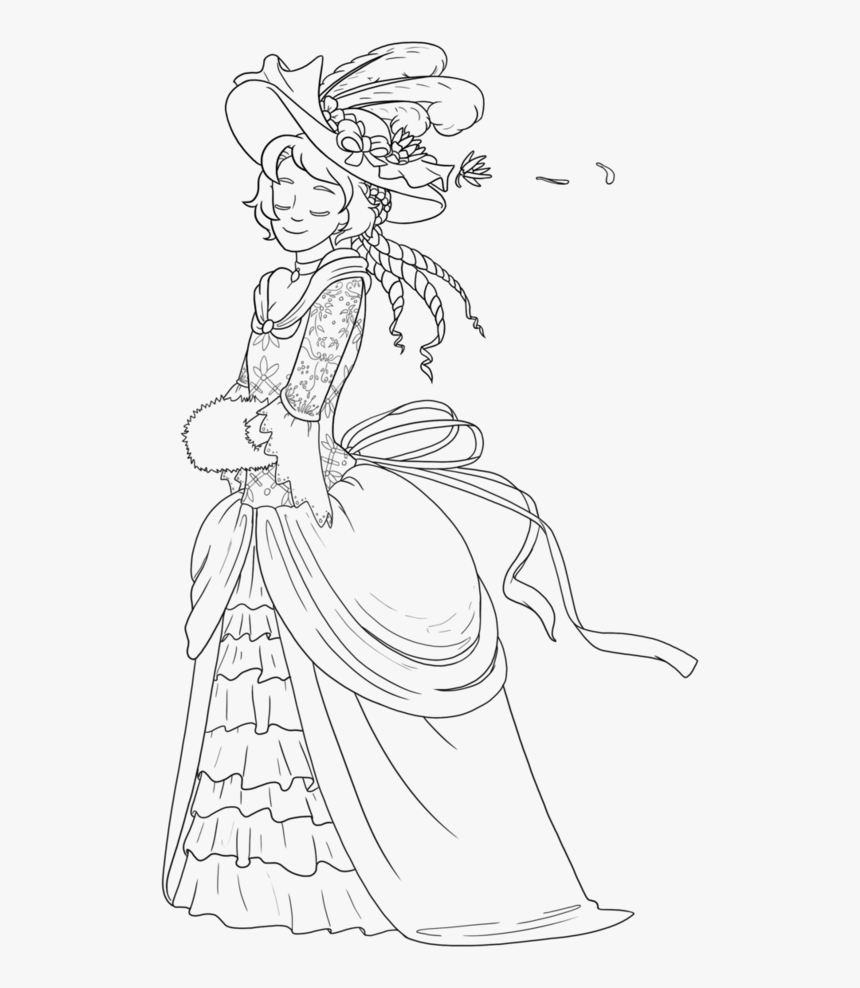 Pantheon Drawing Victorian - Line Art, HD Png Download , Transparent ...