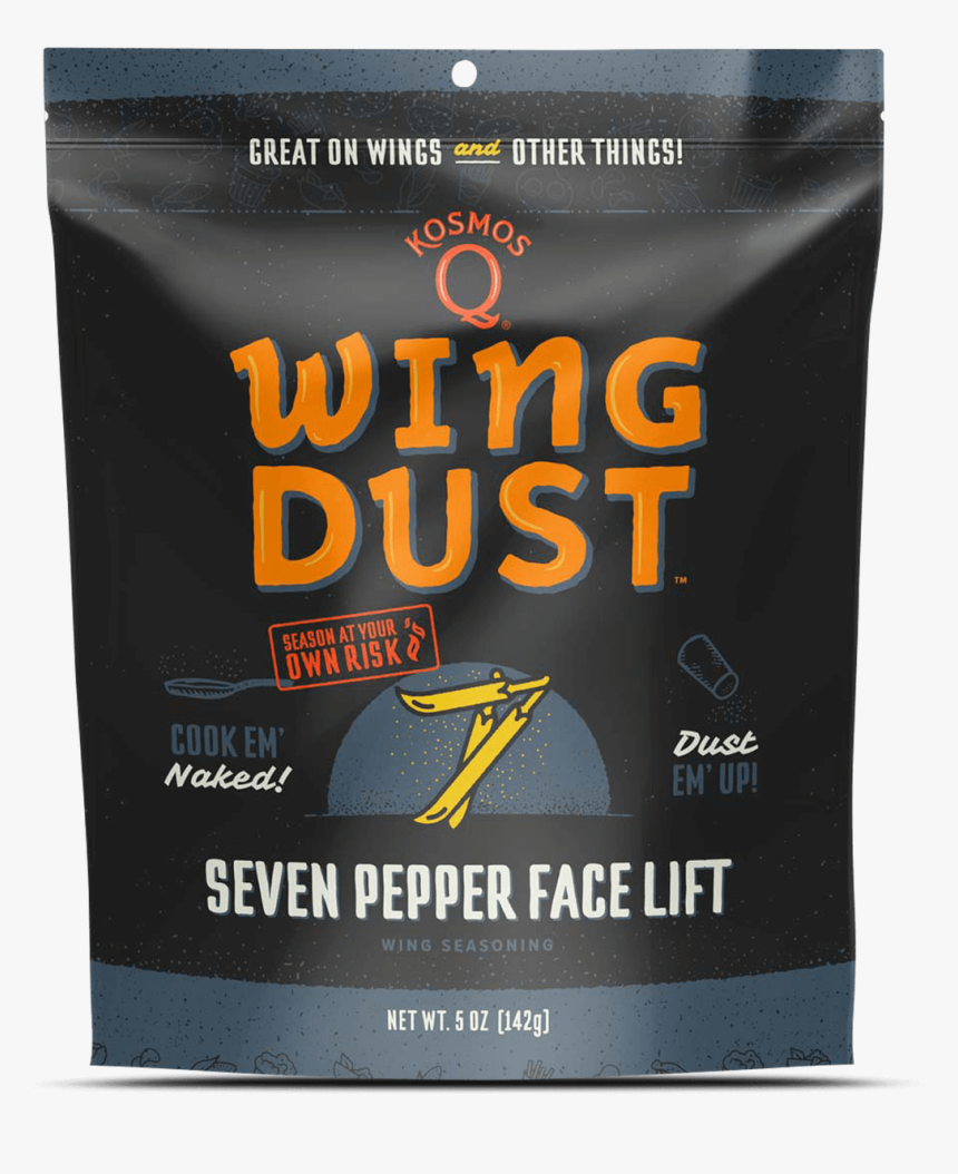 Seven Pepper Wing Seasoning 5oz Bag - Doppio, HD Png Download ...