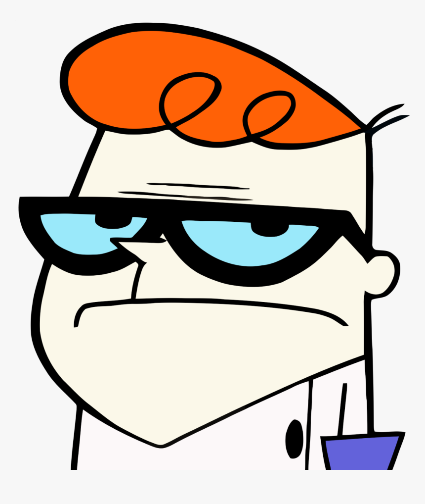 Dexter vectorized Cutout - Dexter Lab Face, HD Png Download ...