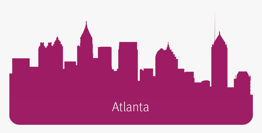 Atl Sky Skyline Silhouette, Hd Png Download , Png Download - Signal ...