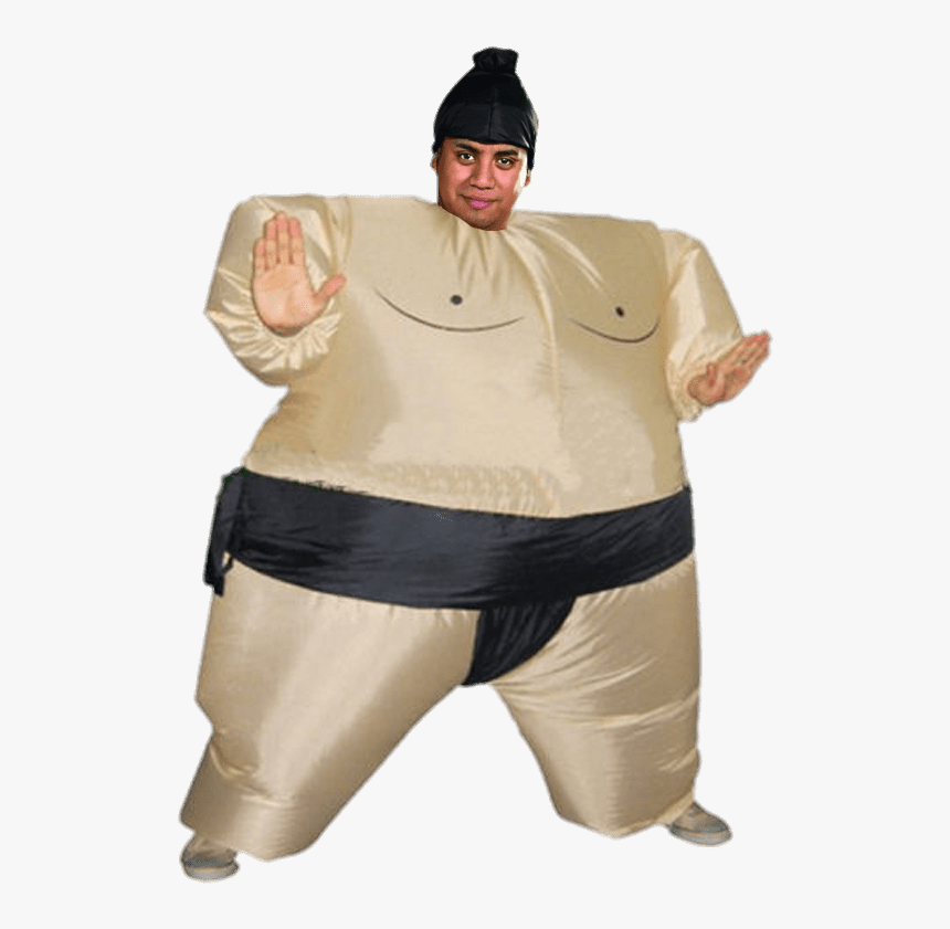 Sumo Costume - Headless Cartoon Body Transparent, HD Png Download ...
