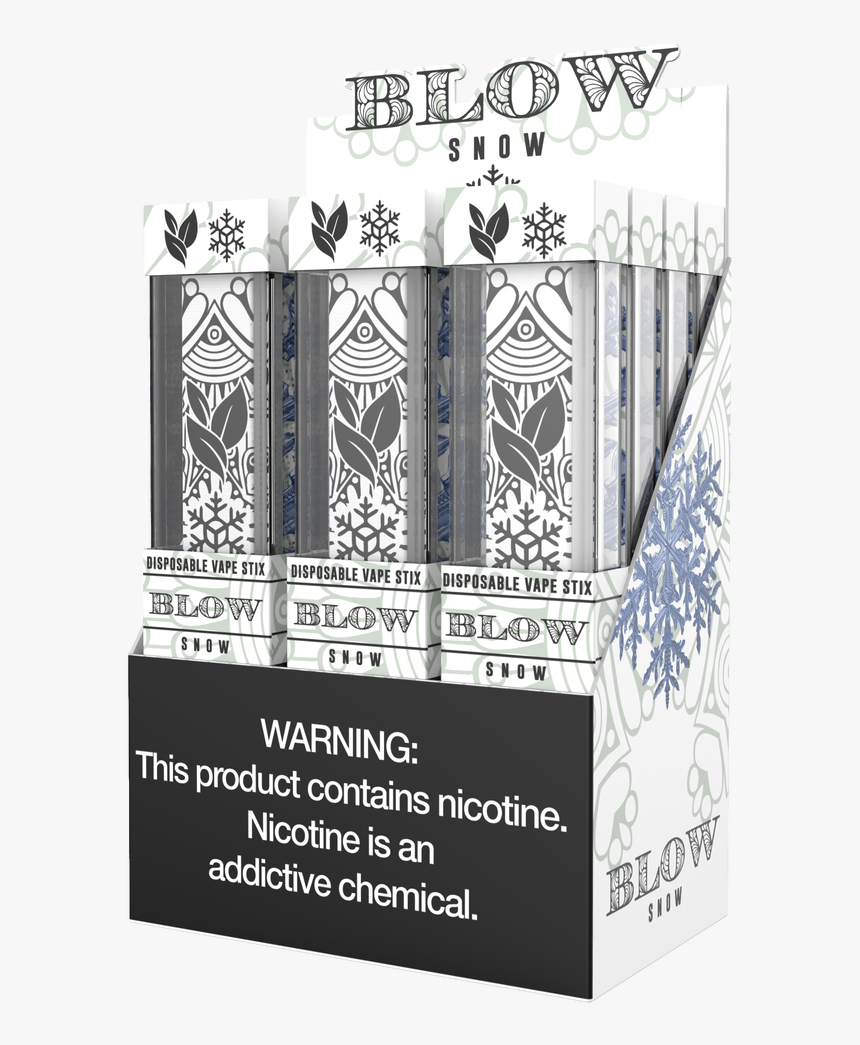 Blow Disposable Stix - Box, HD Png Download , Transparent Png Image ...