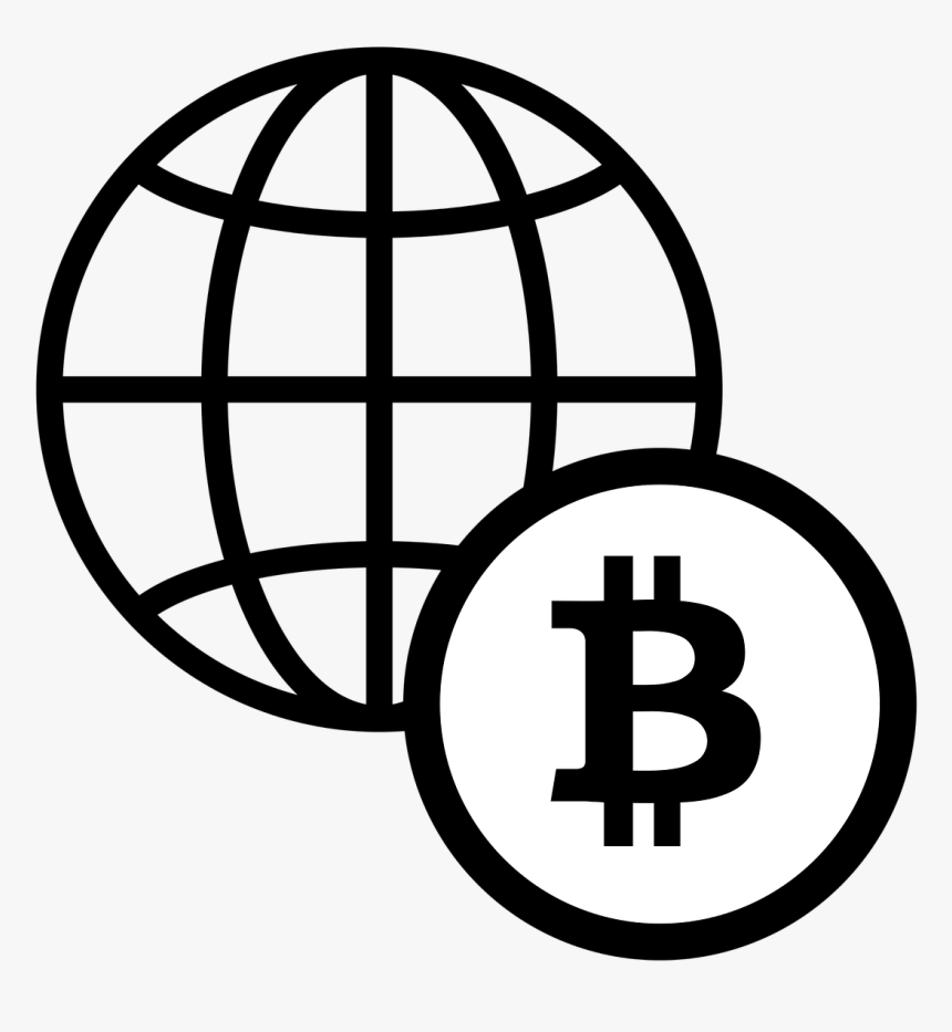 Bitcoin Icon Black Free Photo - Website Icon Vector Png, Transparent ...