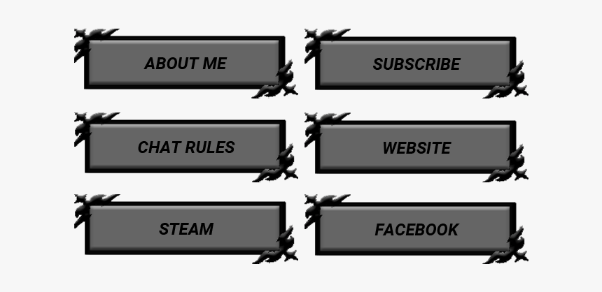 Darkgrey Twitch Panels - Sign, HD Png Download , Transparent Png Image ...
