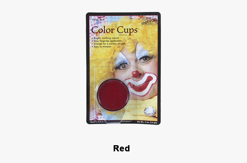 Alt Mehron Color Cups Red - Clown, HD Png Download , Transparent Png ...