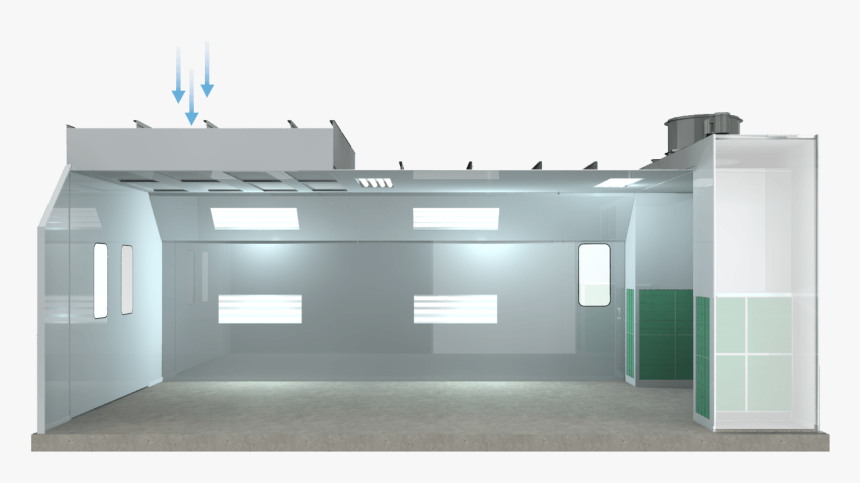 Paint Booth Air Flow, HD Png Download , Transparent Png Image - PNGitem