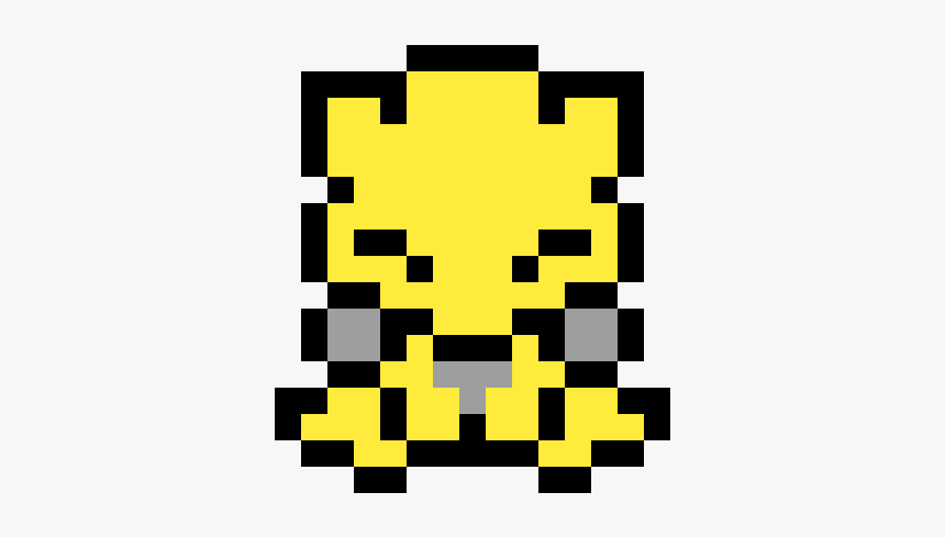 Pixel Art Pokemon Abra, HD Png Download , Transparent Png Image - PNGitem