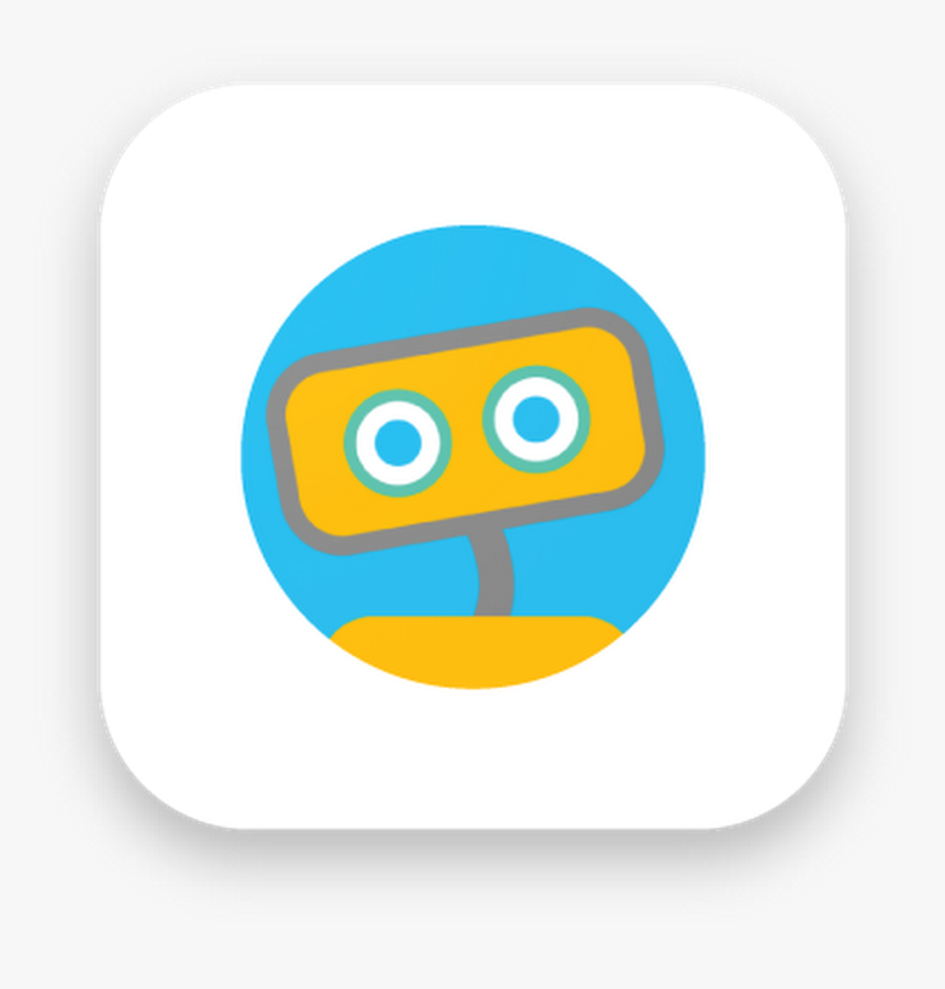 The Woebot App Logo, Which Features A Yellow Robot - Graphic Design, HD ...